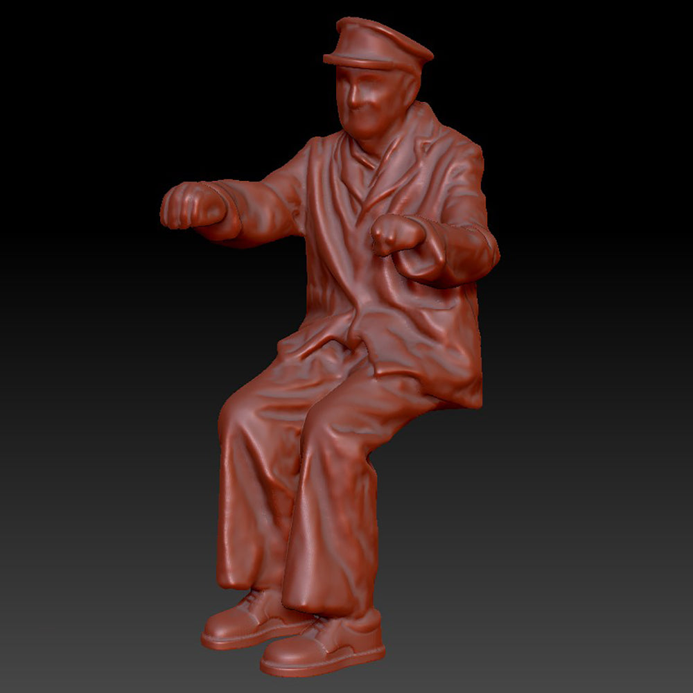 DSP295 Male Steam Engine Driver – Inoxion Models