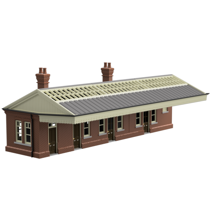 GM813A – GWR Lambourn Station TT120/3mm Scale – Inoxion Models
