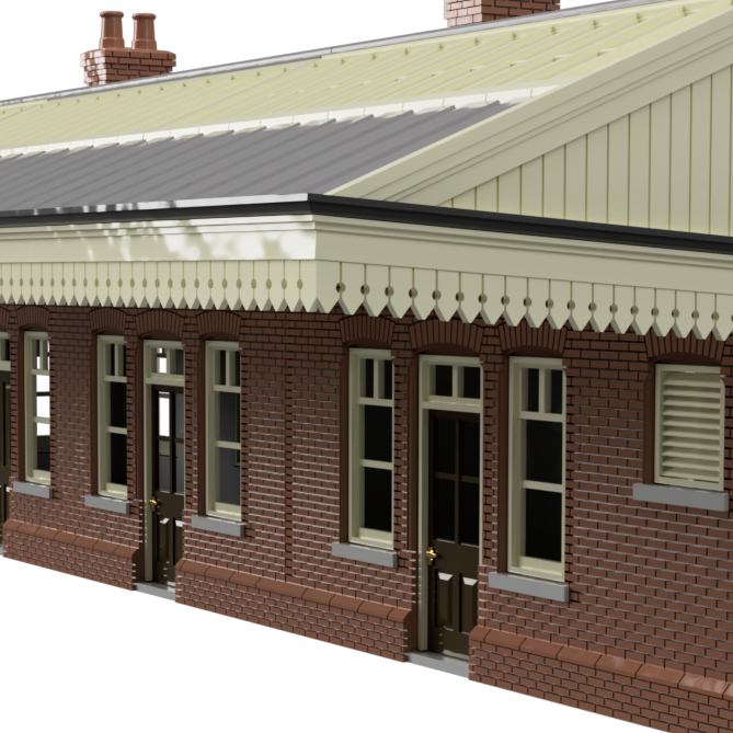 GM813A – GWR Lambourn Station TT120/3mm Scale – Inoxion Models