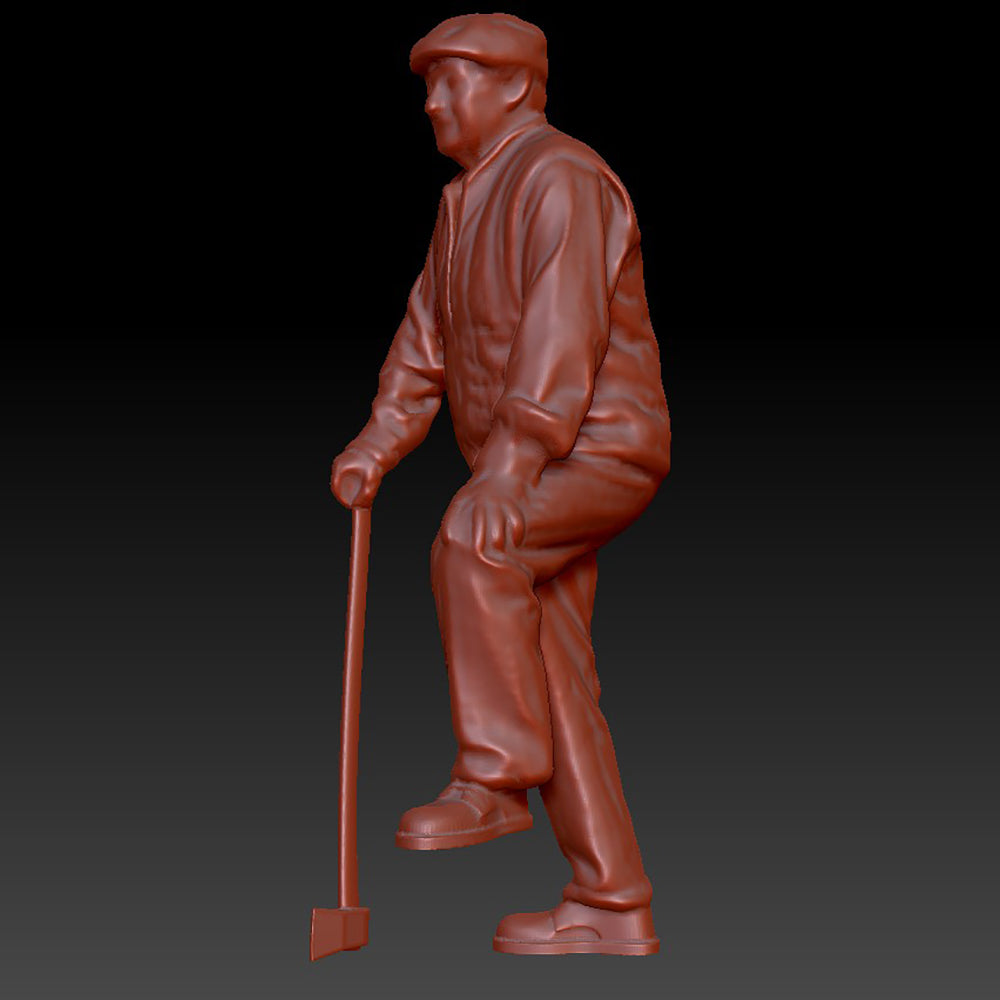 DSP297 Male with Axe – Inoxion Models