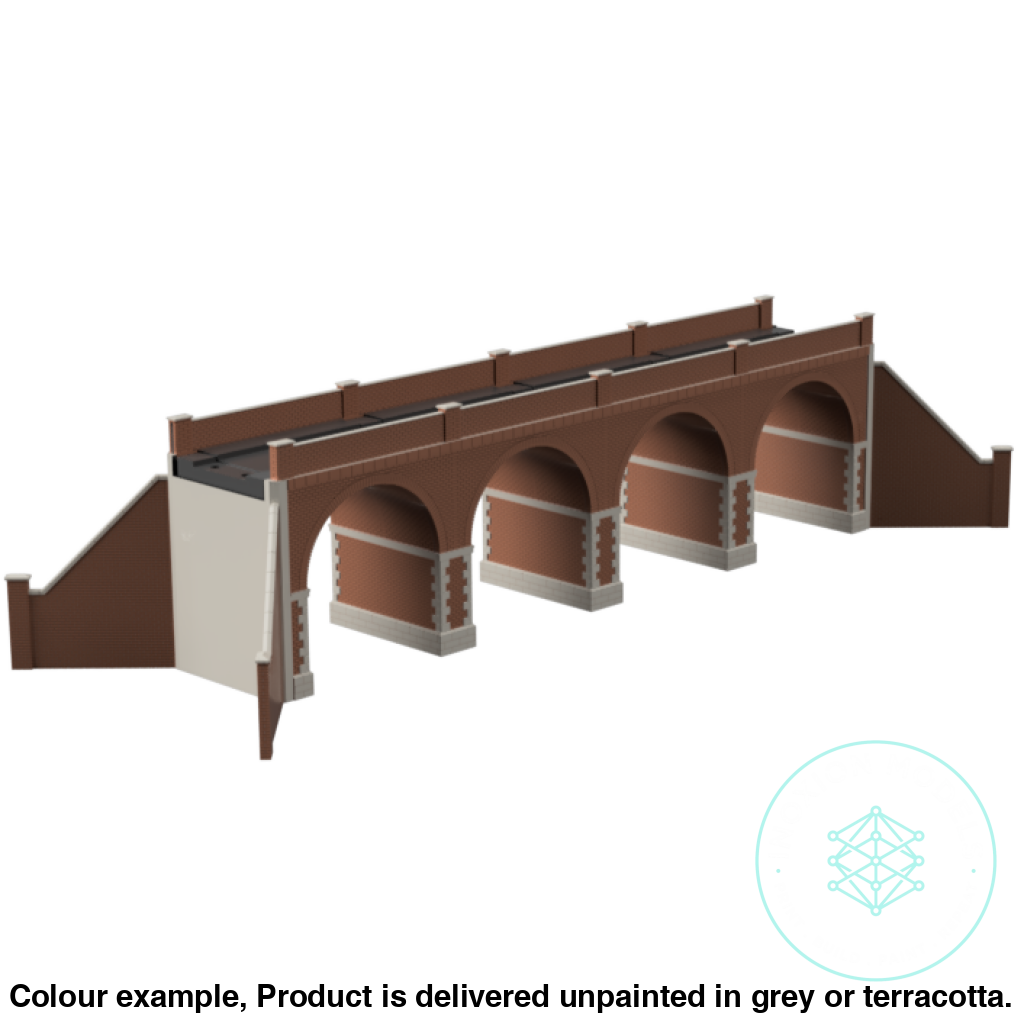 FM910 – Single Track Brick Viaduct OO Scale – Inoxion